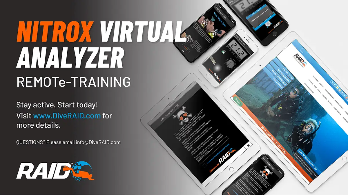 Virtual Nitrox Analyzer App - Dive RAID (SMBI)